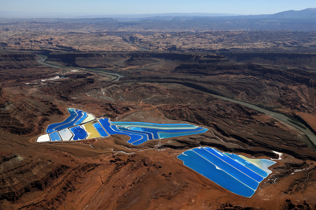 Potash Ponds Utah - ImageWerx Aerial & Aviation Photography