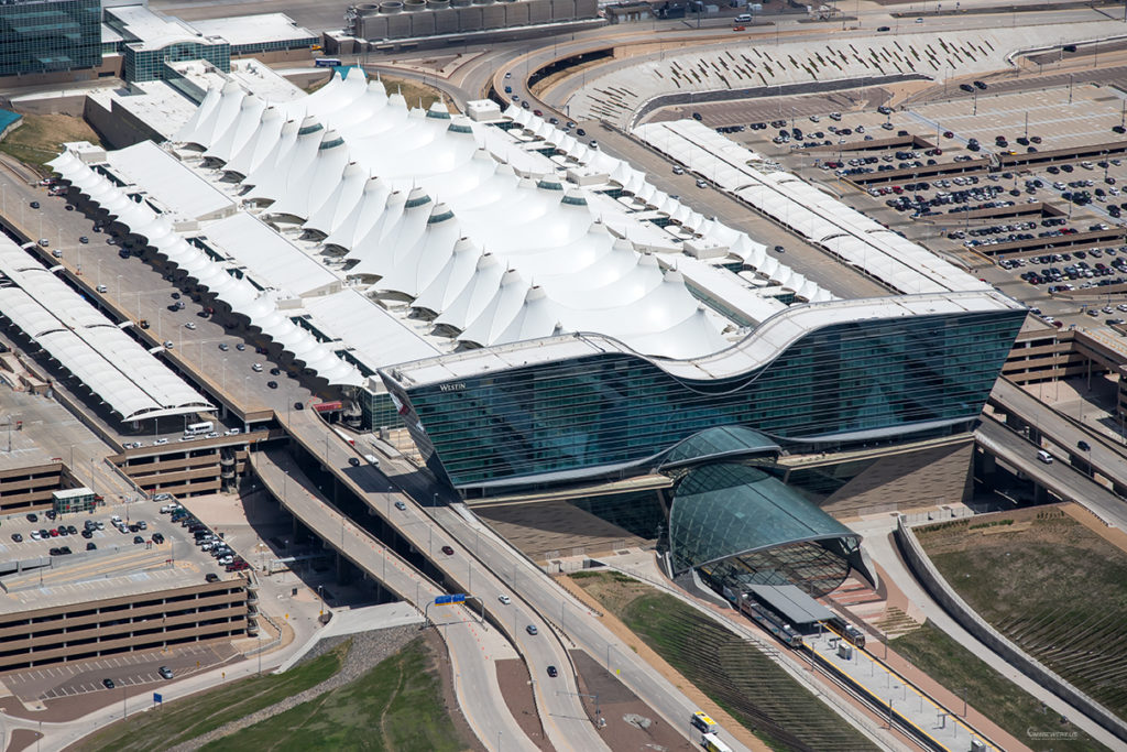 DIA Terminal Westin Hotel Denver - ImageWerx Aerial & Aviation Photography