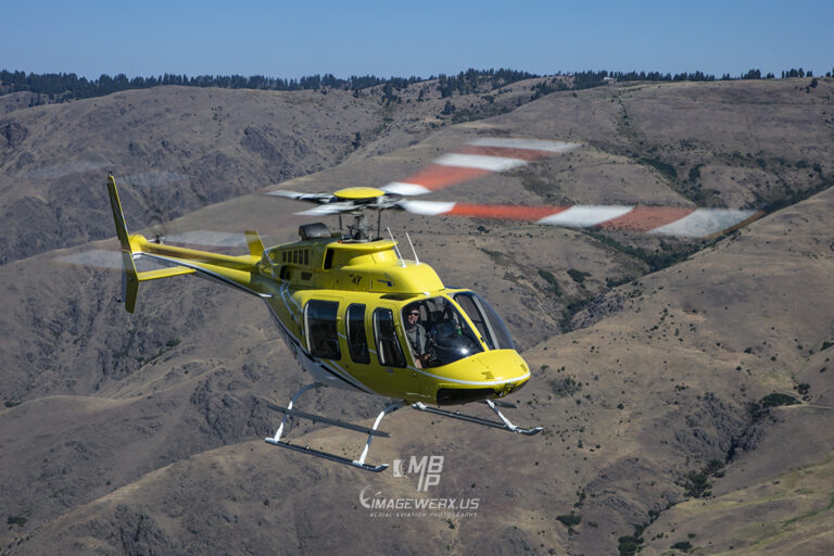 Bell 407 Helicopter Air to Air - ImageWerx Aerial & Aviation Photography