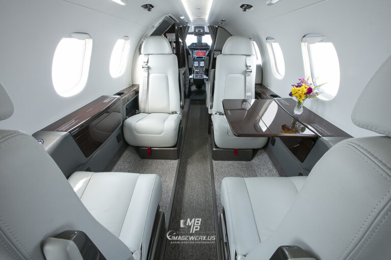 Embraer Phenom 300 Cabin 0522 - ImageWerx Aerial & Aviation Photography