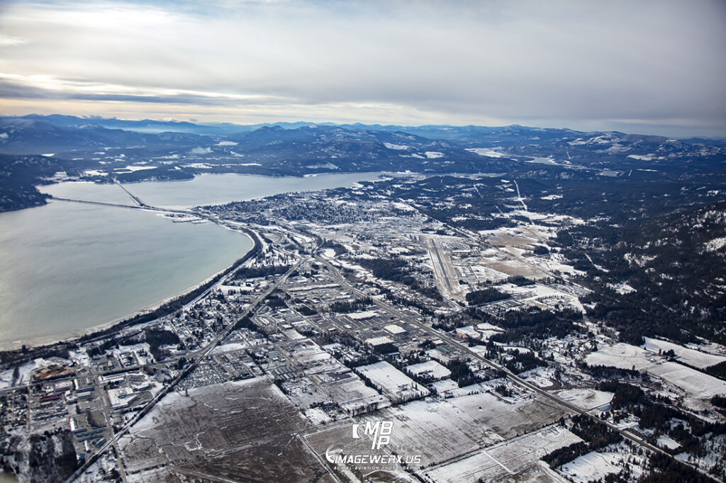 Sandpoint Idaho Winter 0850 - ImageWerx Aerial & Aviation Photography